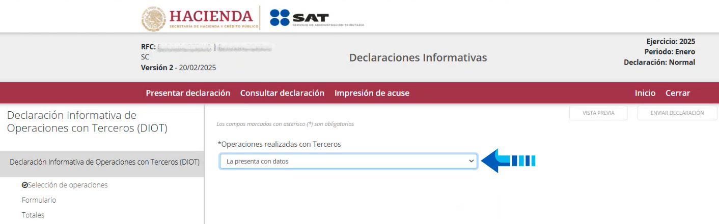2. ¿Cómo acceder a la nueva plataforma DIOT 2025?