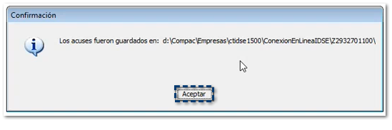 Módulo Conexión en línea con IDSE