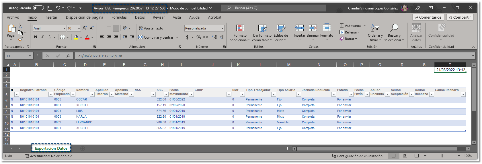Módulo Conexión en línea con IDSE