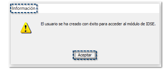 Módulo Conexión en línea con IDSE