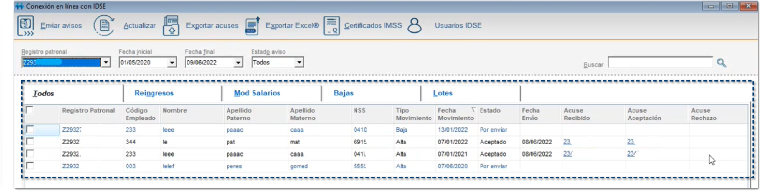 Módulo Conexión en línea con IDSE