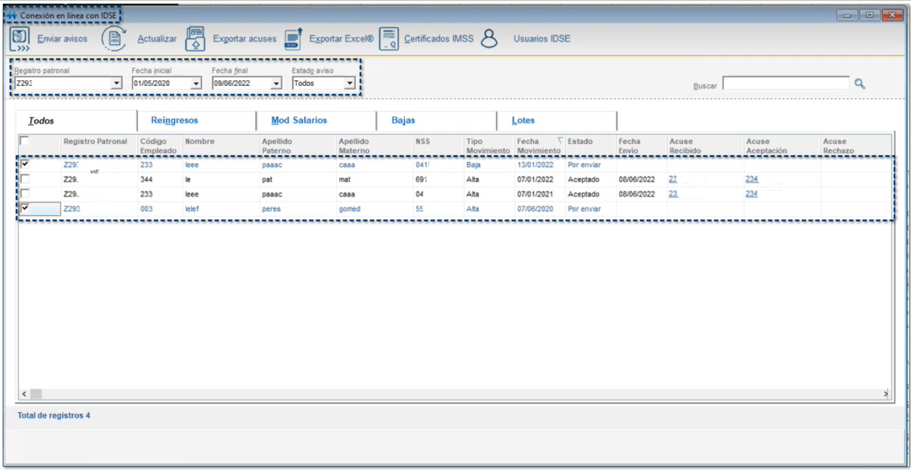 Módulo Conexión en línea con IDSE