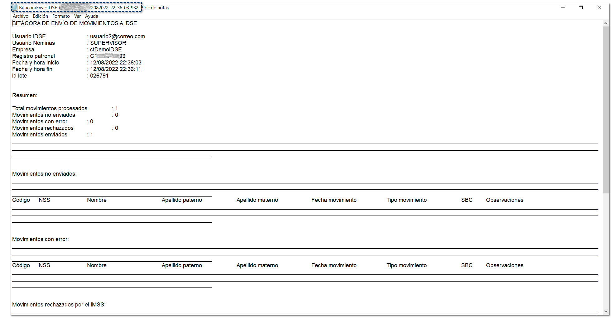 Módulo Conexión en línea con IDSE