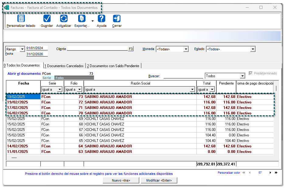 Mejoras en la configuración de vistas