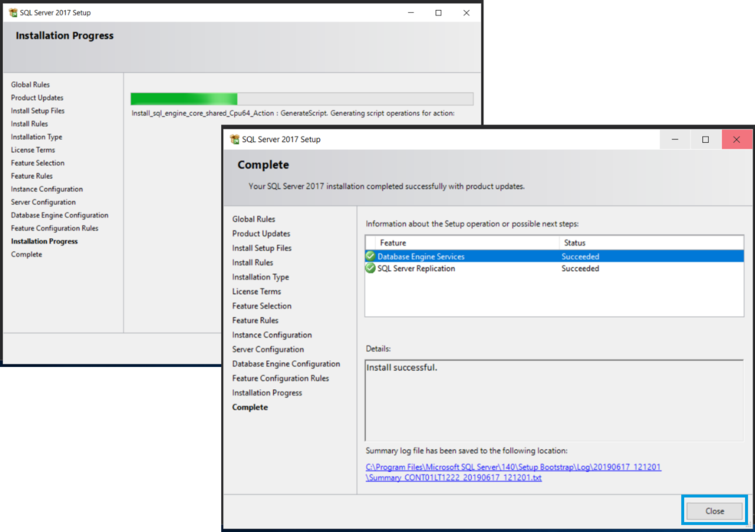Instalación SQL Server
