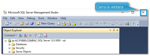 1. Cambiar la contraseña de la instancia de SQL Server®