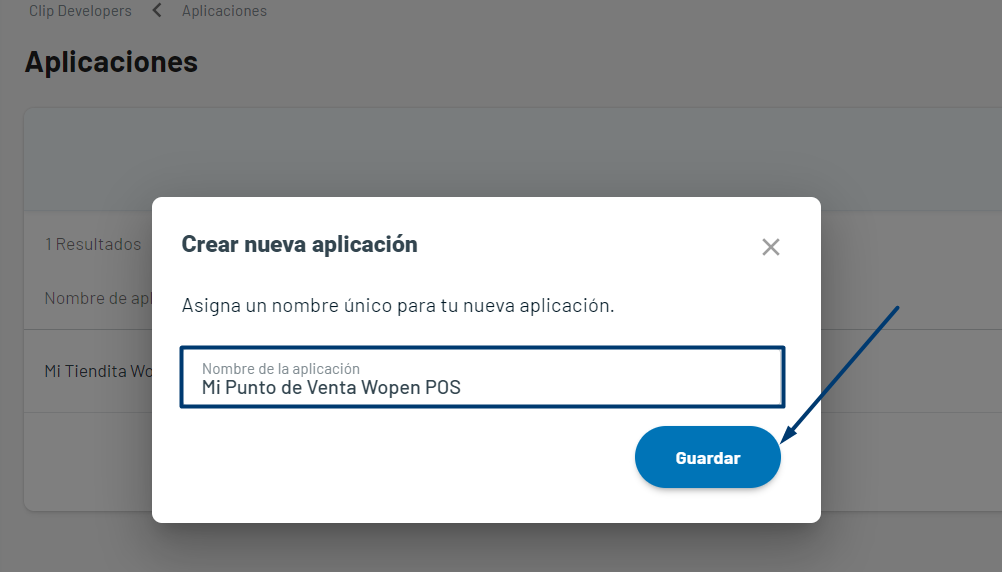 Configuración de terminal Clip®